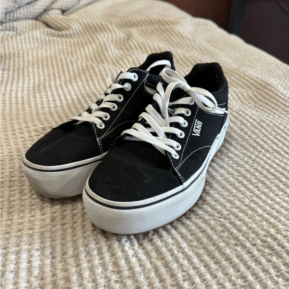 Vans Chunky Platform Sneaker In Black, Women’s Size 7… - Gem